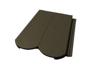 Terrán Rundo szellőzőcserép Elegant antracit