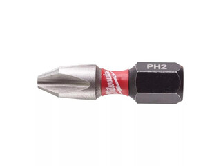 Milwaukee Shockwave bit PH2 25 mm, 25 db