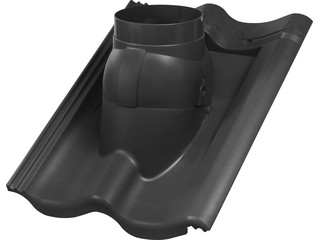 Bramac Durovent Duna füstgázkivezető egység AK116 gránit