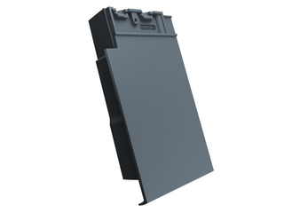 Creaton SIMPLA szegélycserép bal Finesse palaszürke üvegmázas