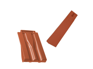 Tondach Tangó GL szegőcserép bal Natur téglavörös